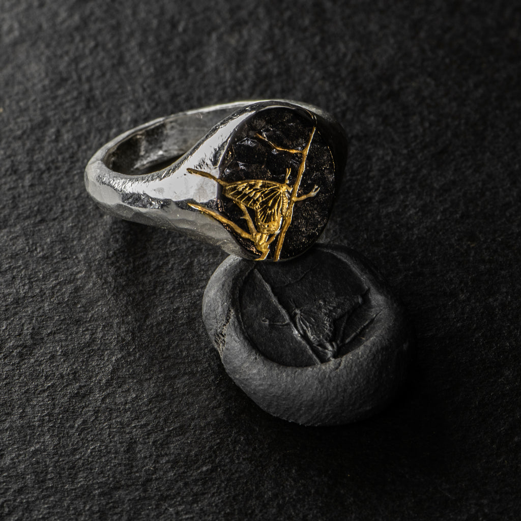 Silver & Gold Ring - METAMORPHOSIS – AHW Studio