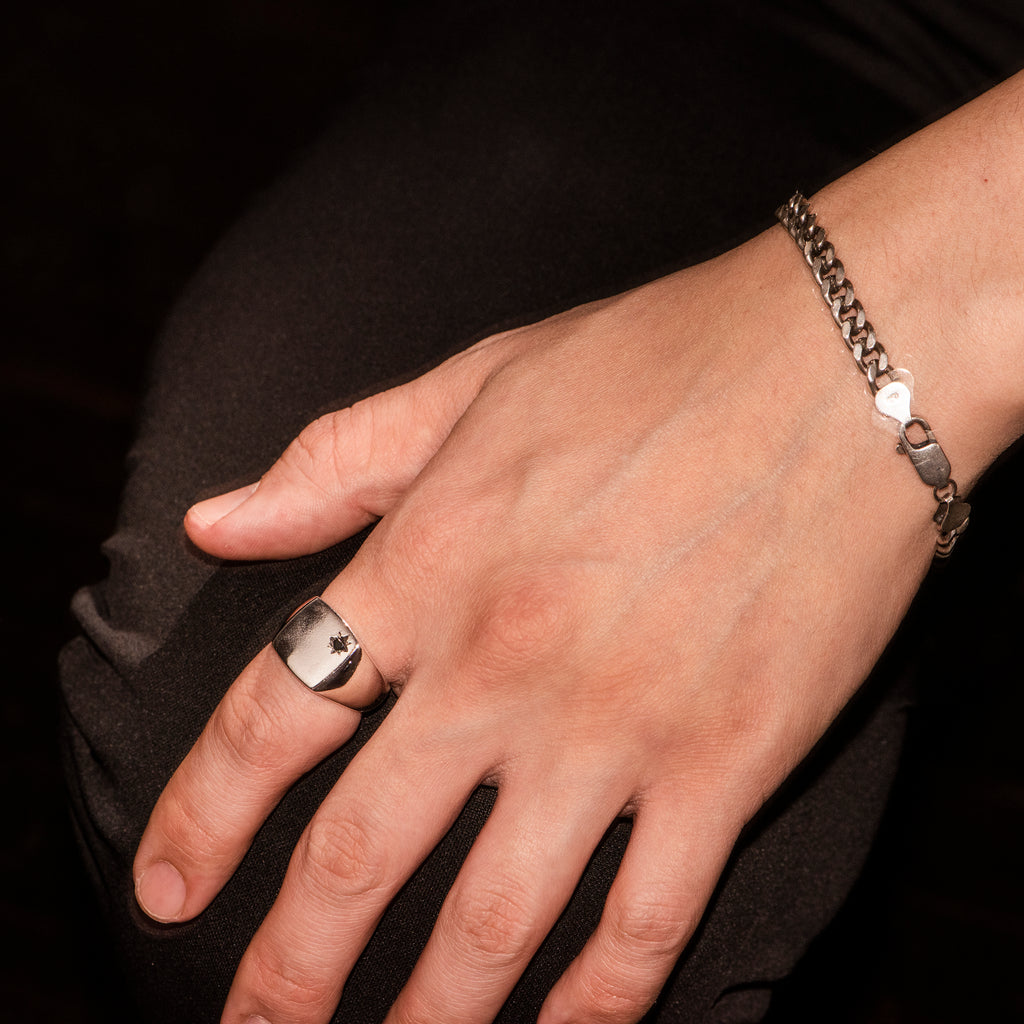 Square Signet Ring | Handcrafted Statement Piece – AHW Studio Square Signet Ring | Handcrafted Statement Piece – AHW Studio