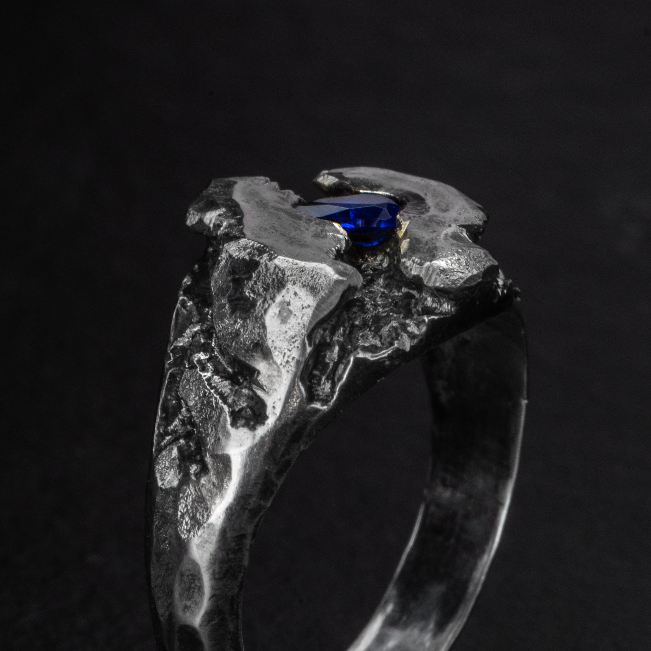Sapphire Signet Ring | Handmade from AHW Studio
