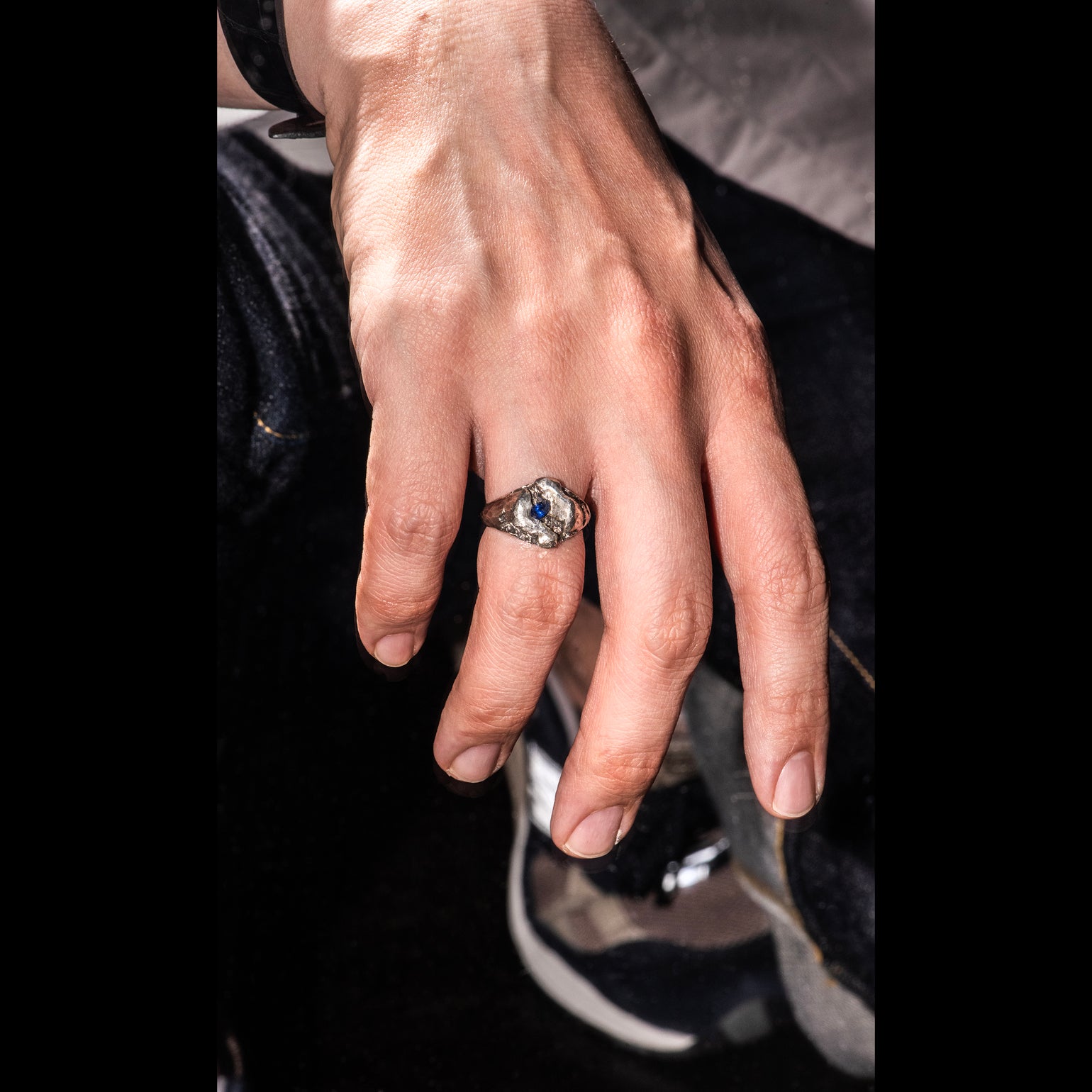 Sapphire Signet Ring | Handmade from AHW Studio