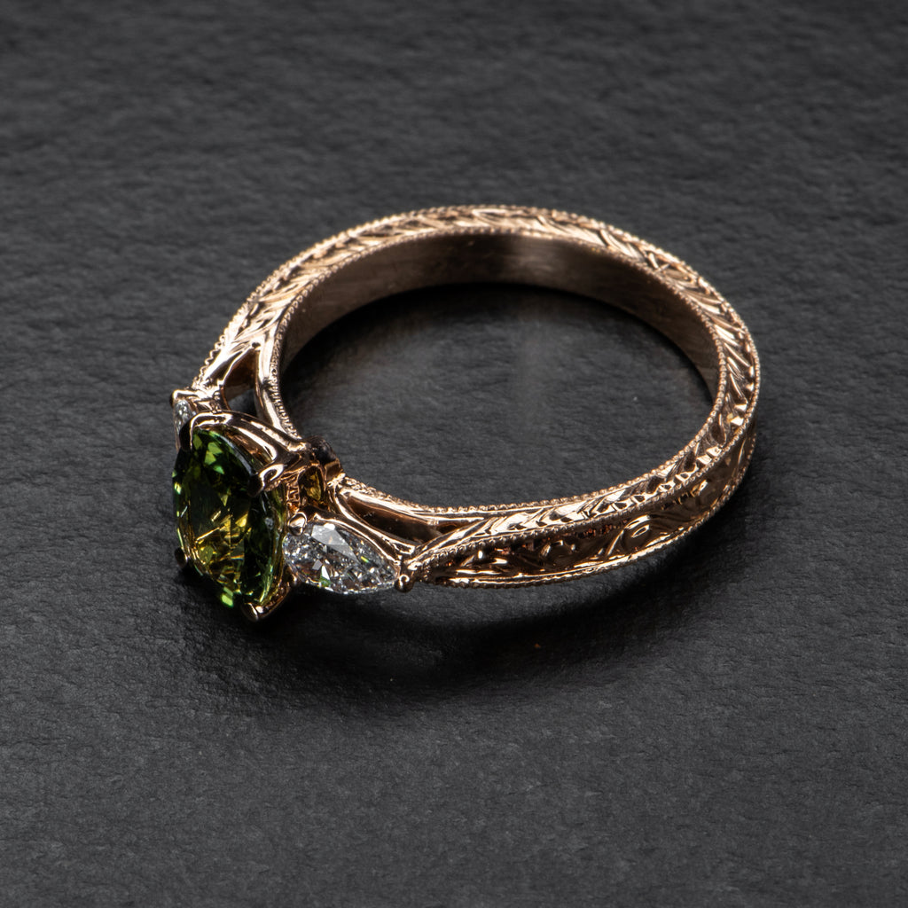 Australian Parti Sapphire Engagement Ring – AHW Studio
