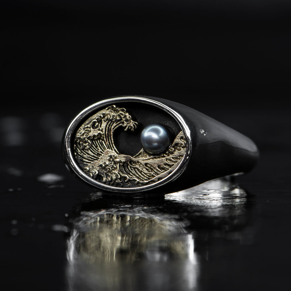 Pearl Signet Ring | Handcrafted Luxury Jewellery – AHW Studio
