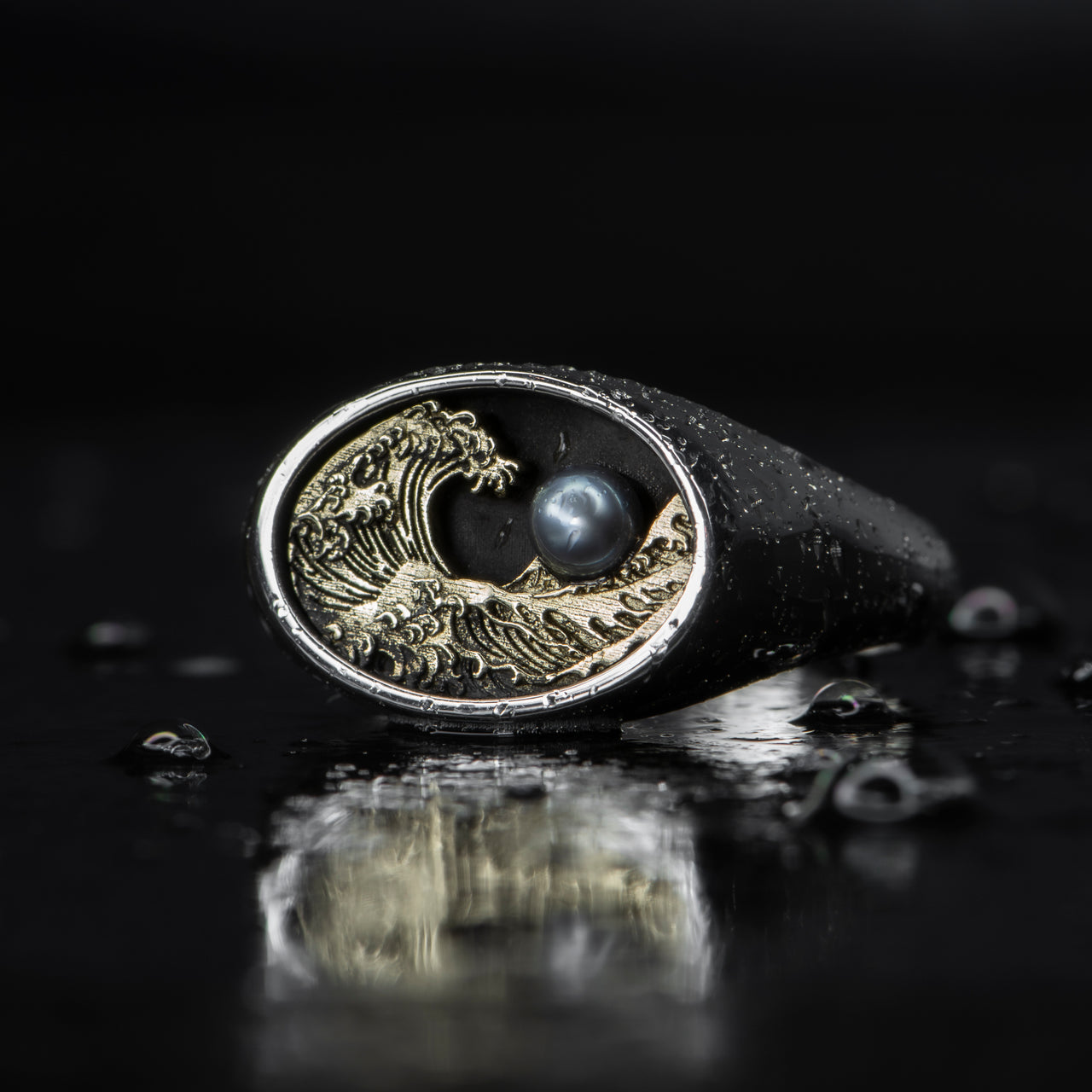 Pearl Signet Ring | Handcrafted Luxury Jewellery – AHW Studio