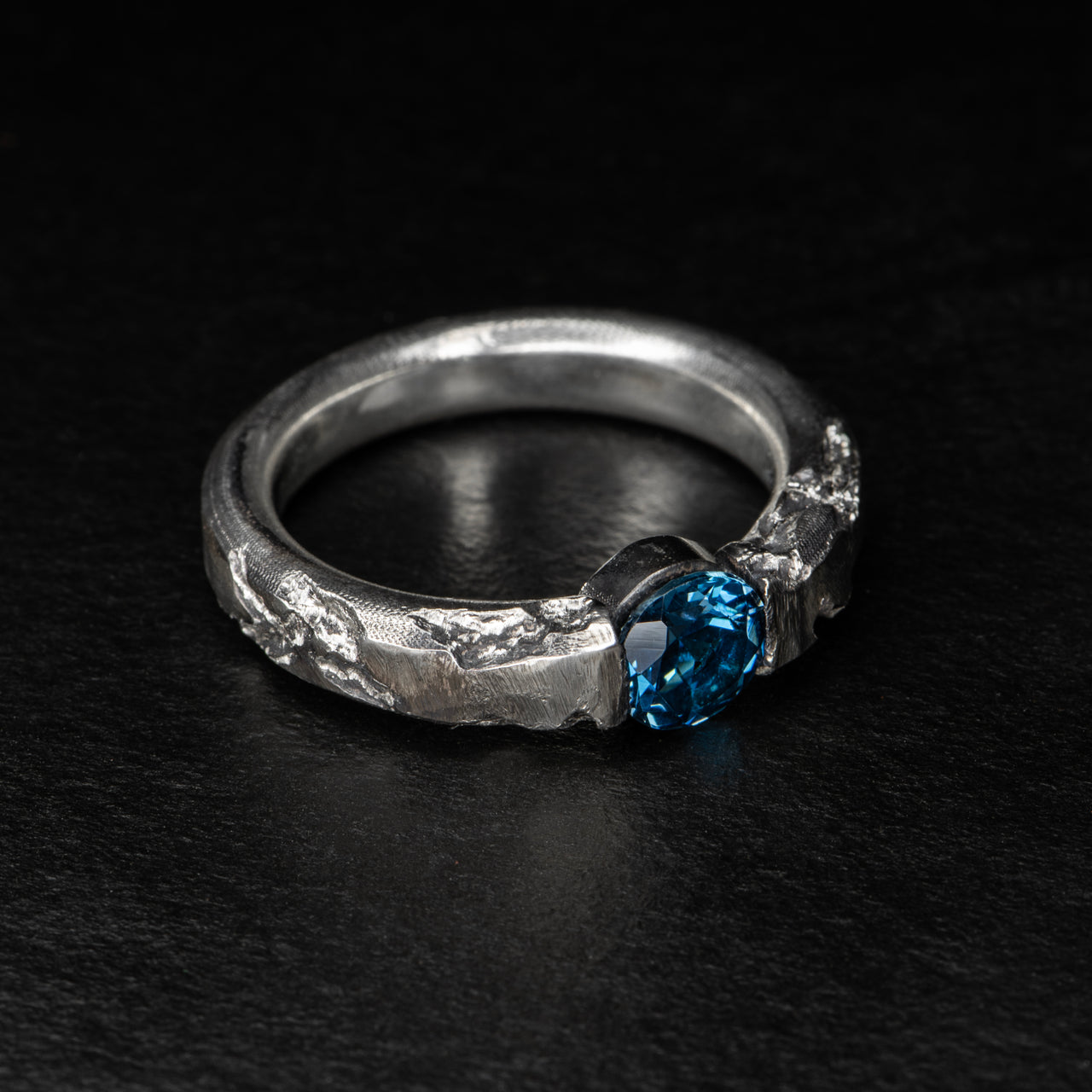 Sapphire Signet Ring | Handmade from AHW Studio