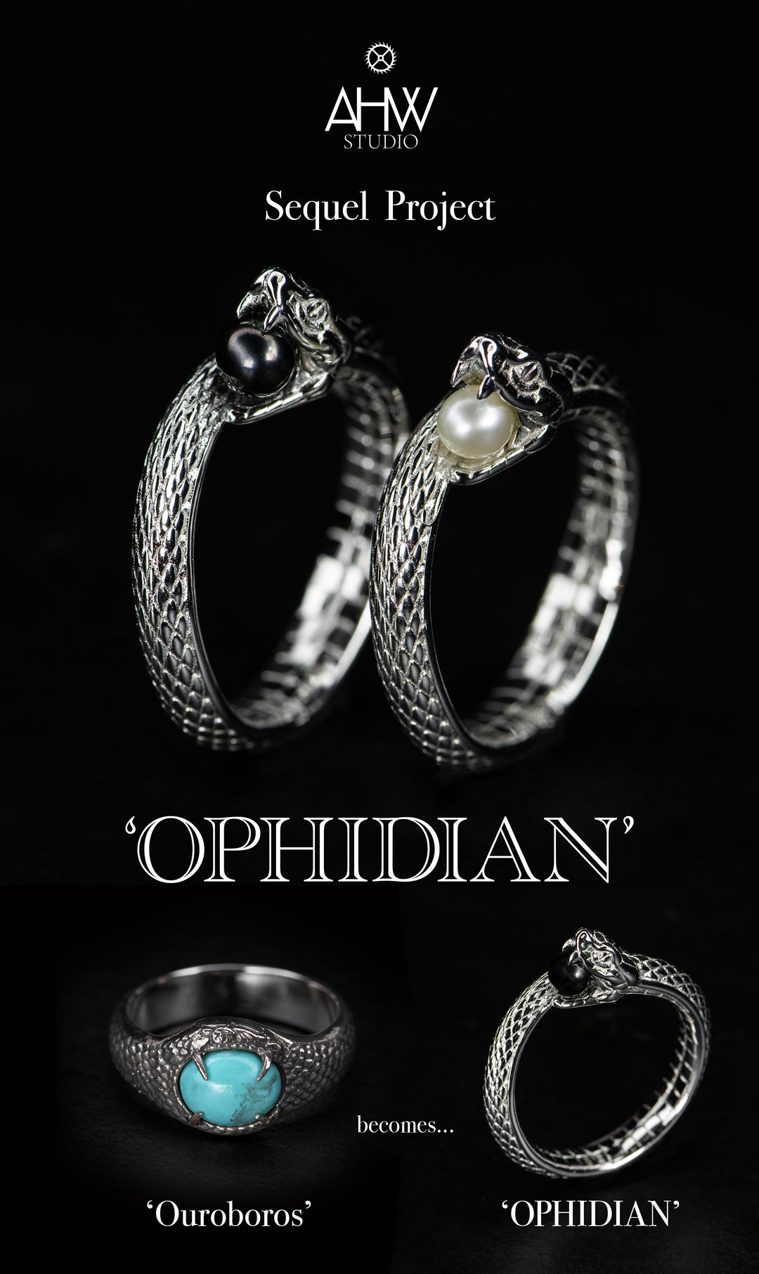 925 Silver Rings - AHW Studio