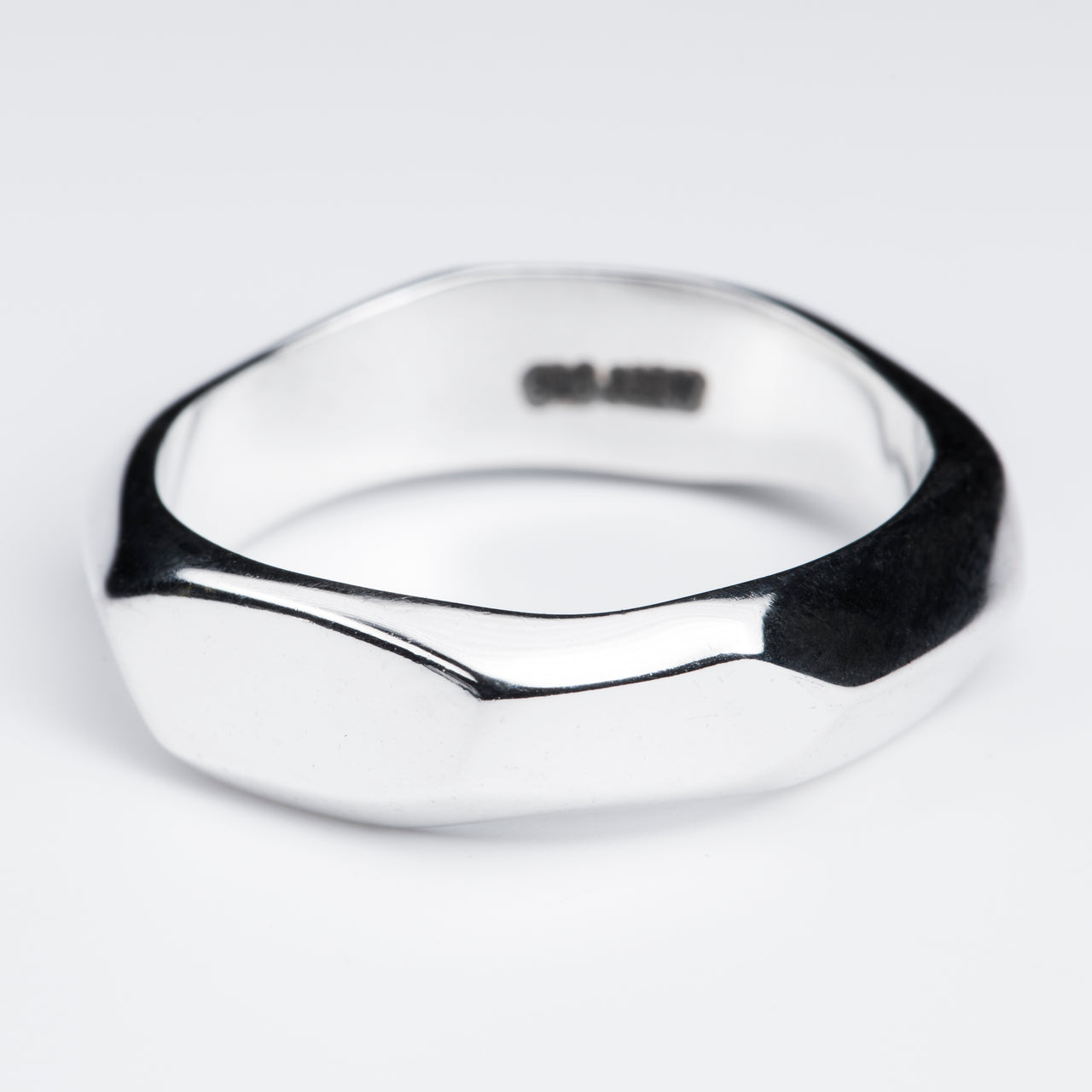 Sterling Silver Band Ring - FACET – AHW Studio