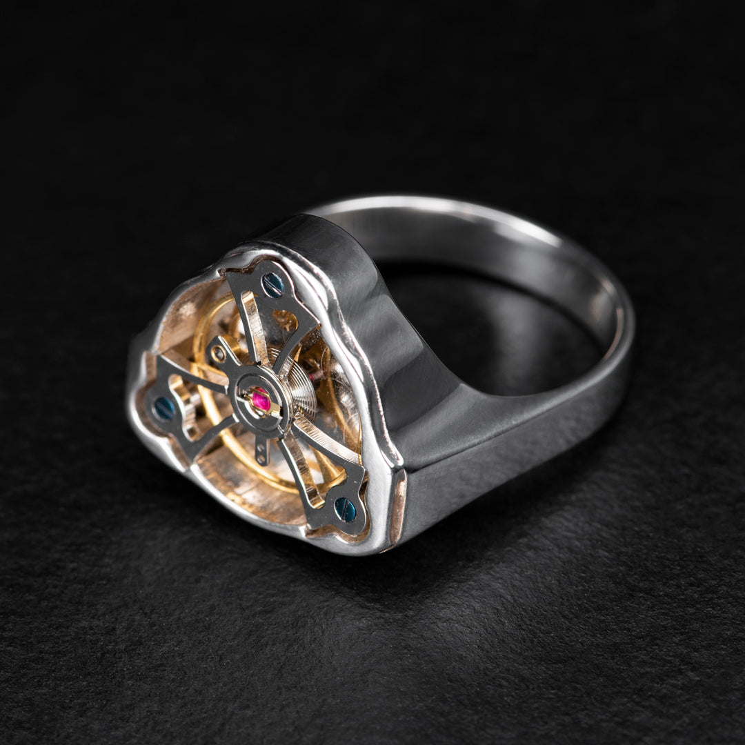 Silver Spinner Ring | Handcrafted from AHW Studio