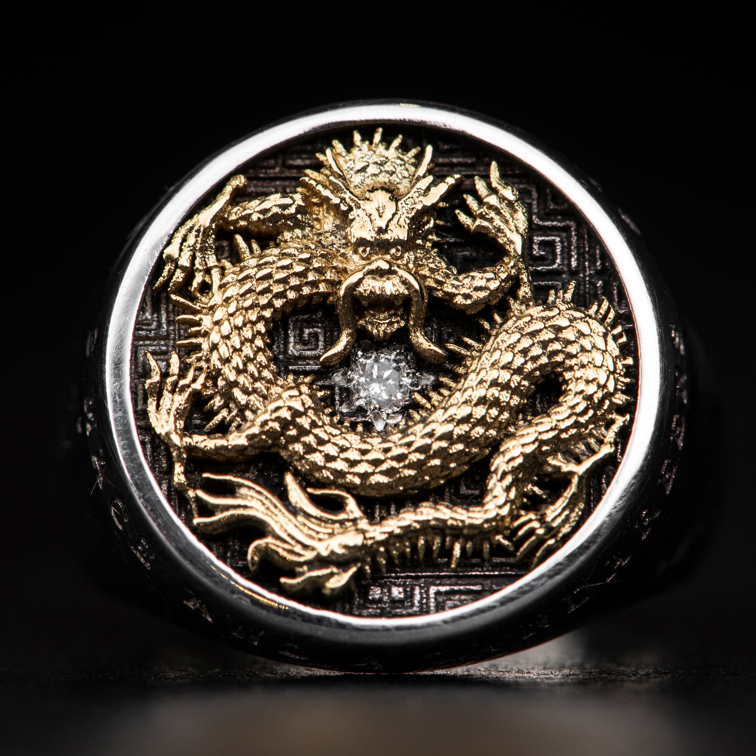 Dragon Signet RIng - PROSPERITY – AHW Studio