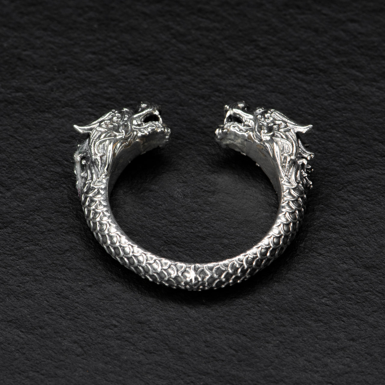 Silver Dragon Ring | Handmade from AHW Studio